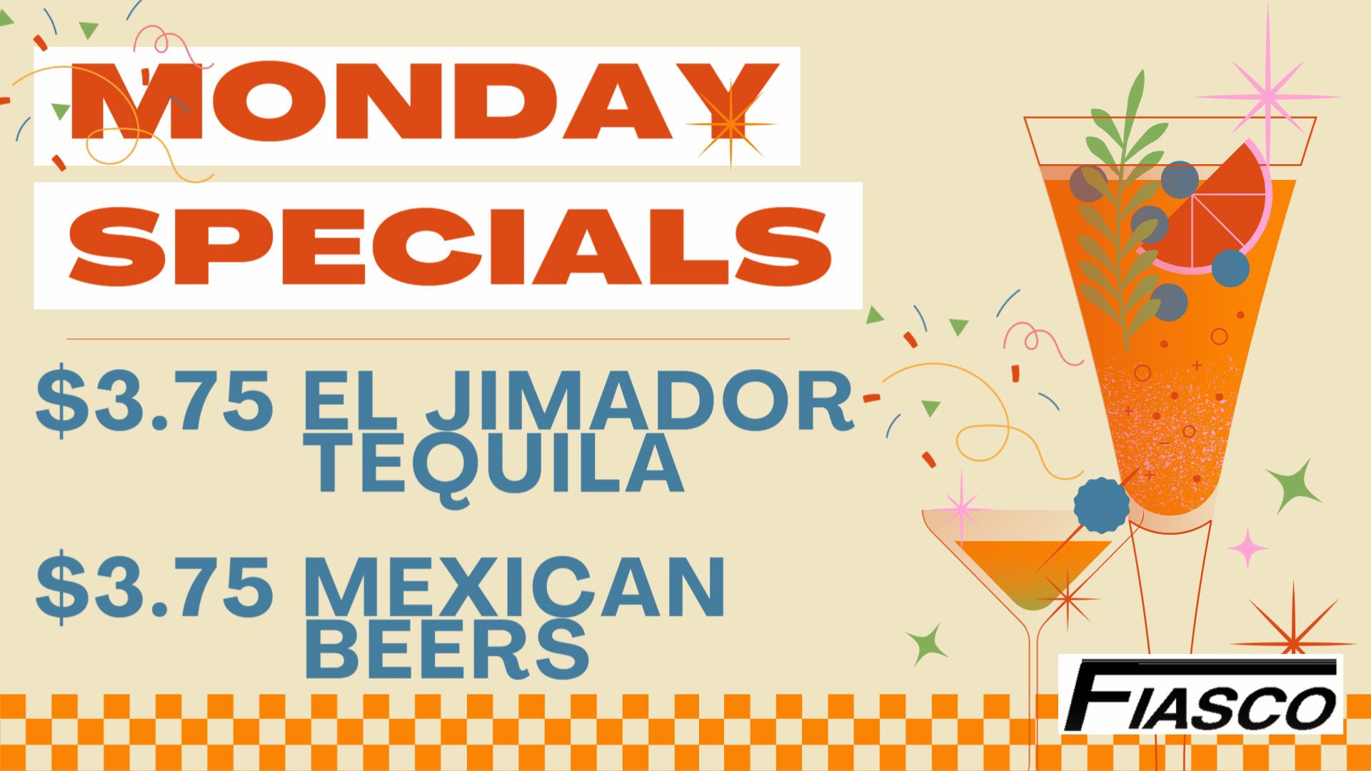 Drink Specials – Fiasco Sports Bar