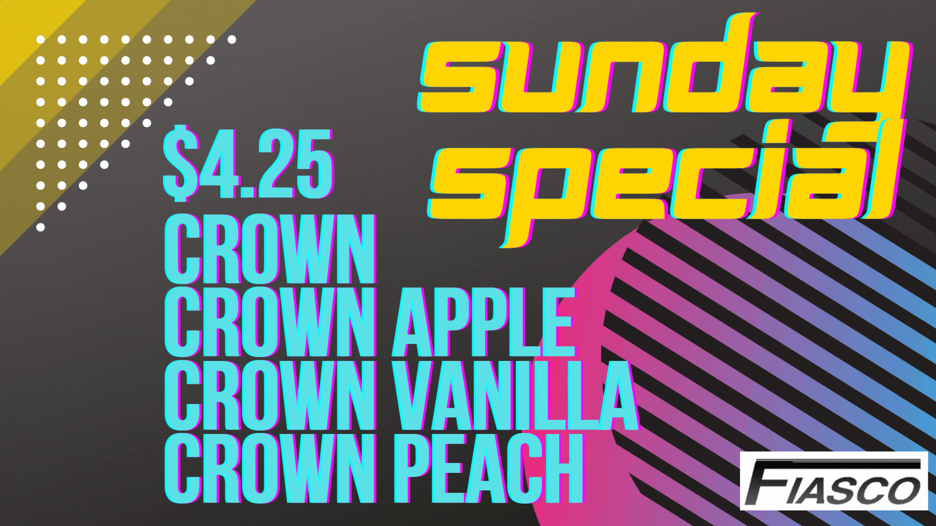 Drink Specials – Fiasco Sports Bar